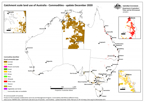 Catchment scale land use of Australia – Commodities – Update December ...